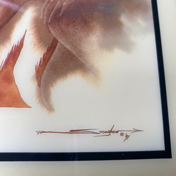 Wall Decor | Vintage Hand Painted Tile Dyanne Strongbow Choctaw | Poshmark